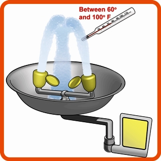 Learn About Eyewash Safety on the Job & ANSI Z358.1-2014 Standards