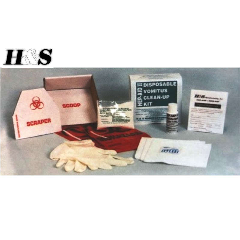Hep-Aid Disposable Vomitus Clean-Up Kit - HA-127- Bloodborne Pathogen ...