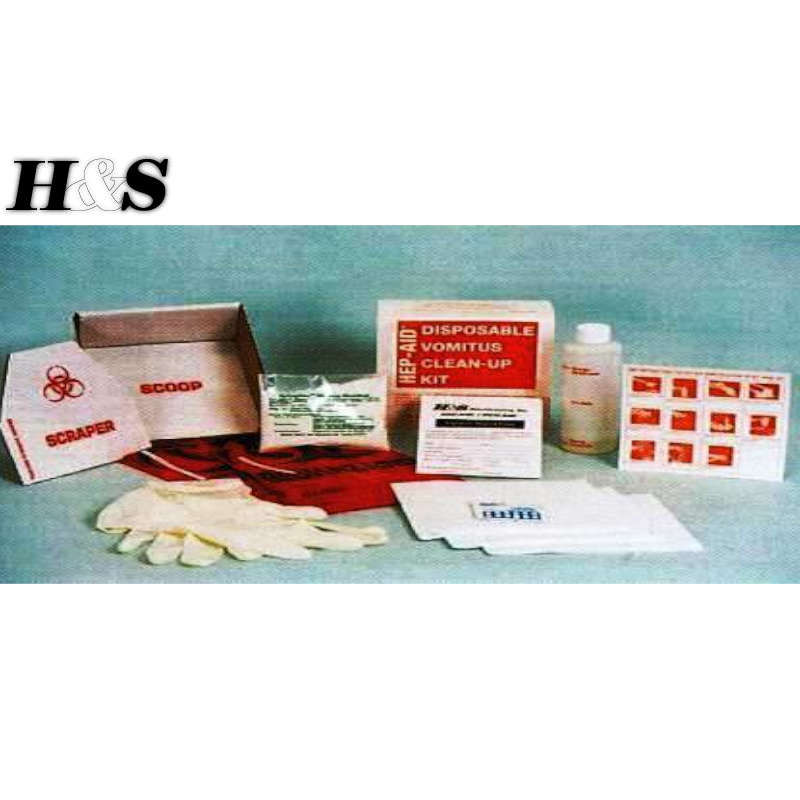 Hep-Aid Disposable Vomitus Clean-Up Kit - HA-127- Bloodborne Pathogen ...